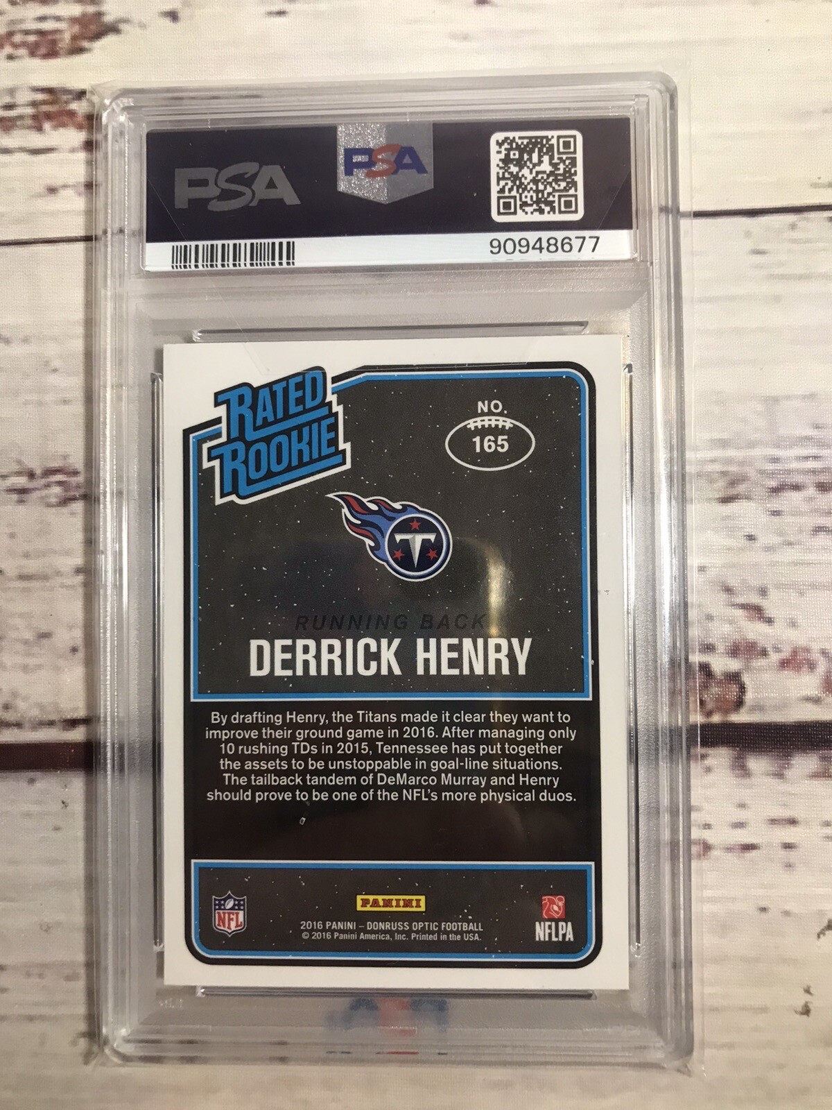 2016 Donruss Optic - Rated Rookie #165 Derrick Henry (RC) for sale ...