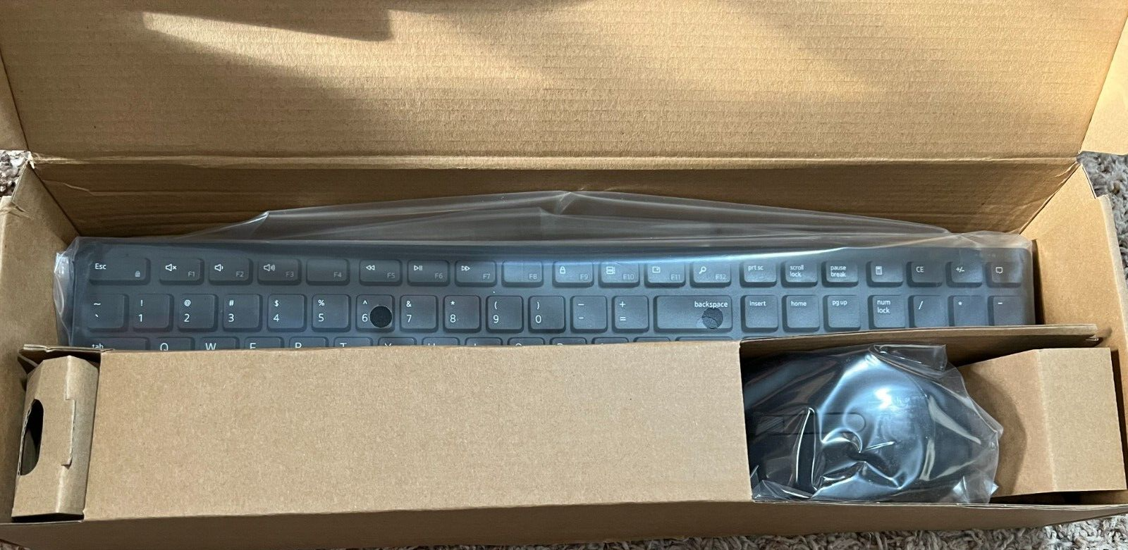 DELL Black Wireless Keyboard & Mouse Set KB3121W+/MS3121W+/SD-8160 | eBay