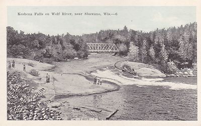 Keshena Falls on Wolf River near Shawano, WI | eBay