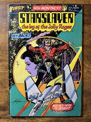 STARSLAYER 7 MIKE GRELL STORY & COVER FIRST COMICS 1983 VINTAGE | eBay