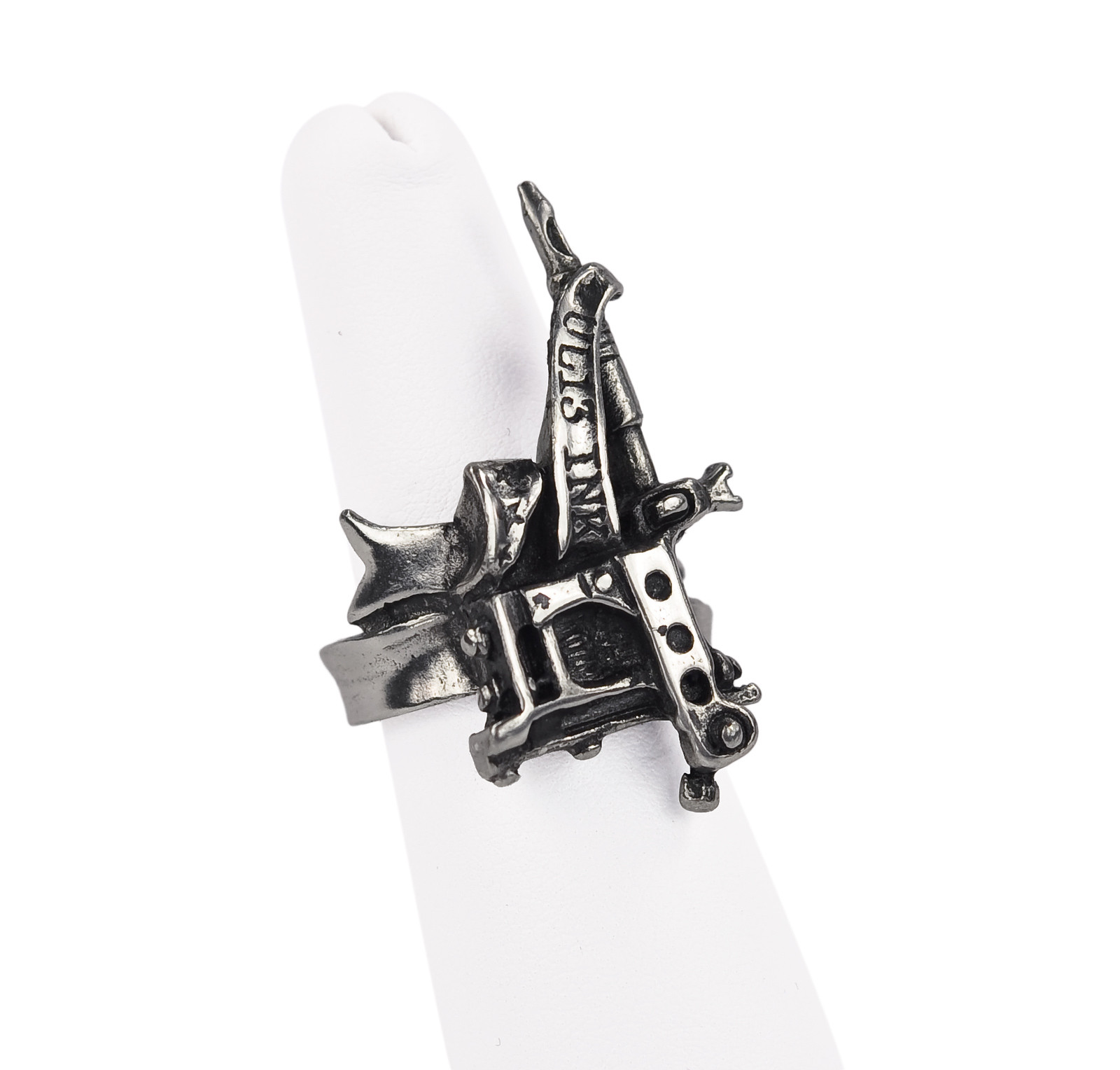 Needle Gun Ring (Retired) - Alchemy Gothic UL13 Tattoo/Tattooing Totem ...