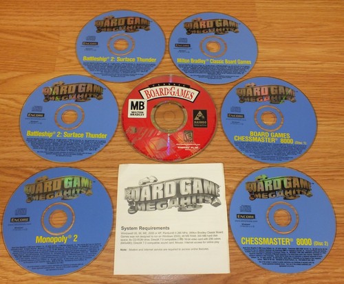 Lot of 7 PC Computer Board Game Disc Only For Windows **READ** | eBay