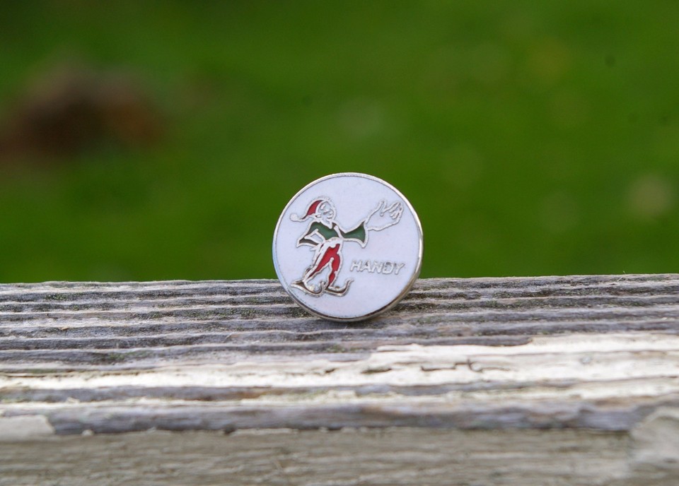 Handy Elf Christmas Holiday Silver Tone Metal & Enamel Lapel Pin ...