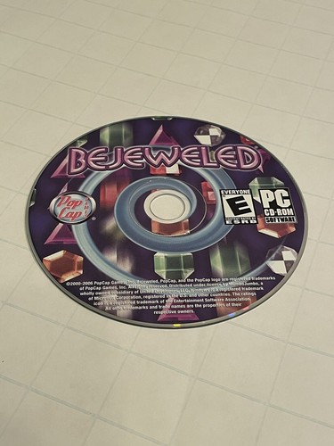 Bejeweled Deluxe PC CD ROM PopCap Game 2005 game for Windows 98/Me/2000 ...