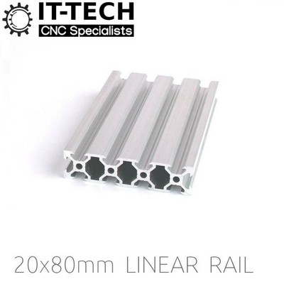V-slot 2080 Aluminium Extrusion Profile Linear Motion Rail 20x80 CNC 3D ...