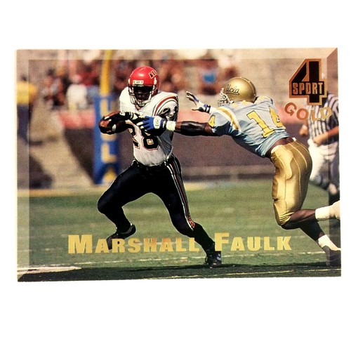 Marshall Faulk 1994 Classic 4-Sport Rookie Card #52 NFL Colts Rams ...