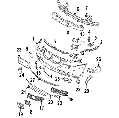 BMW 51117184708 GENUINE OEM TOW EYE CAP | eBay
