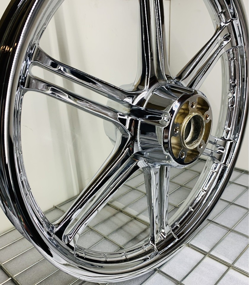 Harley 21x2.15 Dyna WIDE GLIDE Custom Chrome OEM MAG Wheel 2008 -18 ...