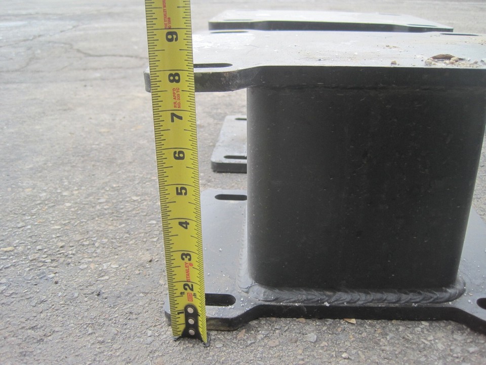 4 Large Vibratory Plate Compactor Rubber Isolator Shock Mount Black 8 ...