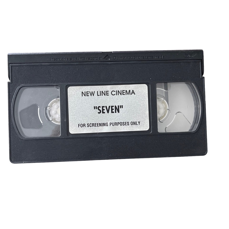 RARE Seven Special Screener VHS Original Theatrical Poster Cover Art ...
