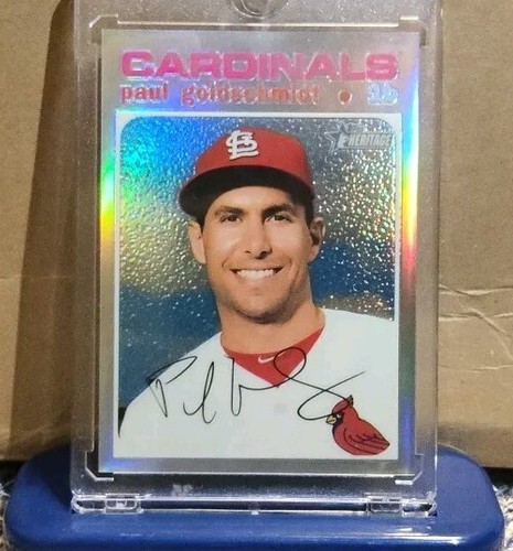 2020 Topps Heritage - Paul Goldschmidt - Chrome Refractor SSP /571 - # ...
