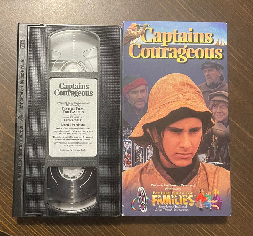 Captains Courageous VHS Tape Feature Films for Families | eBay