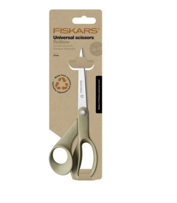 FISKARS 21cm Recycled RH Universal Purpose Scissors/Shears. 100% ...
