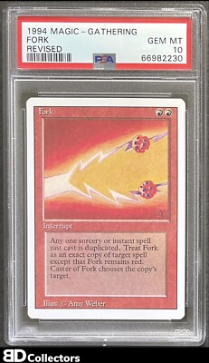 REVISED FORK PSA 10 1994 Magic The Gathering MTG GEM MT | eBay