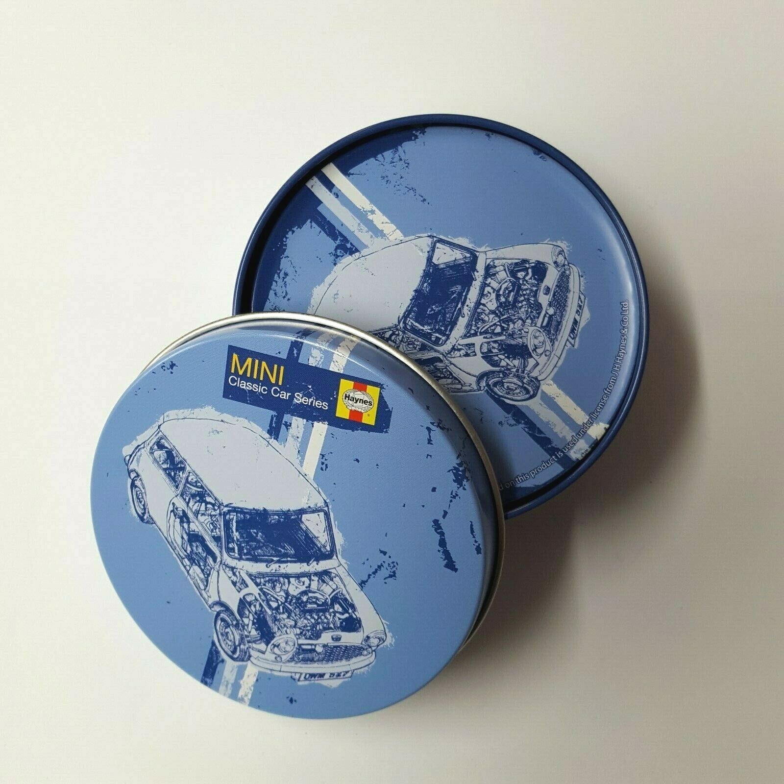 Vintage MINI COOPER Coasters Set of 6 New Cork Backed In Presentation ...