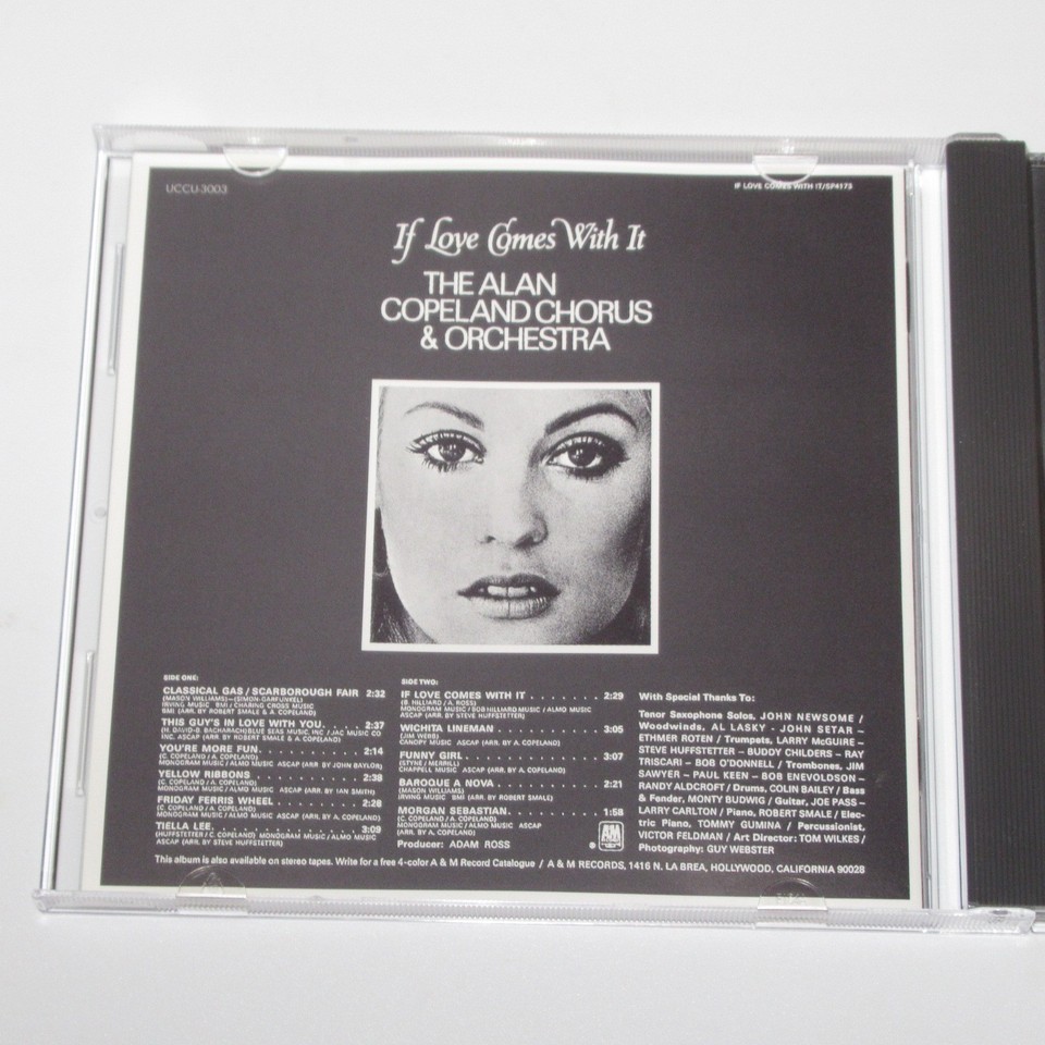 The Alan Copeland Singers If Love Comes With It JAPAN CD UCCU-3003 w ...