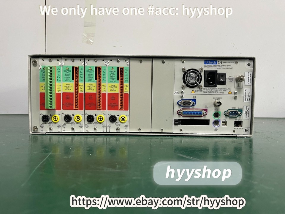 1PCS Voltech PM6000 Universal Power Analyzer Calibrated 4 modules //hyy ...