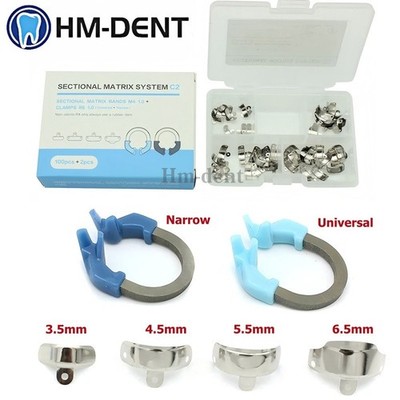 Dental Matrix Bands Ring Sectional Matrice Clamp Fit Garrison Palodent ...