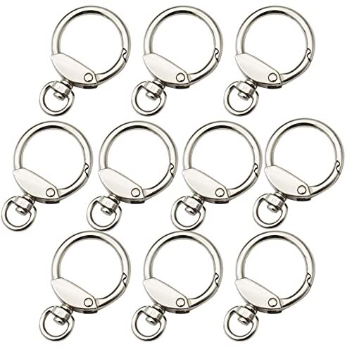 10 pcs Round Carabiner Clips 22mm Inside Diameter 3.4mm Thickness ...