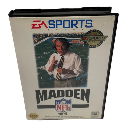 Madden NFL '94 (Sega Genesis, 1993) Limited edition complete 14633071443| eBay