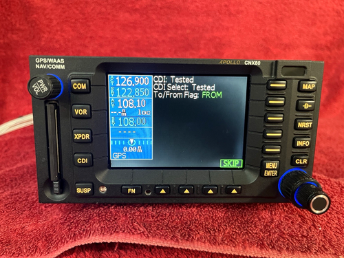 Garmin Apollo CNX80 / GNS480 WAAS GPS/NAV/COM 430-6100-800-002 w/ FAA ...