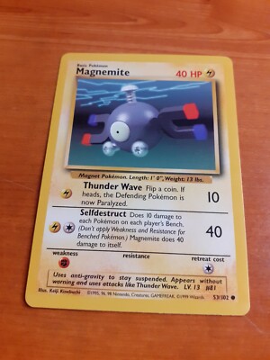 Magnemite 53/102 anglaise (Magneti) | eBay