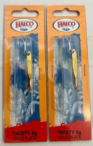 Halco Twisty Metal Lures 5g Gold - Metal Lures x 2 of | eBay