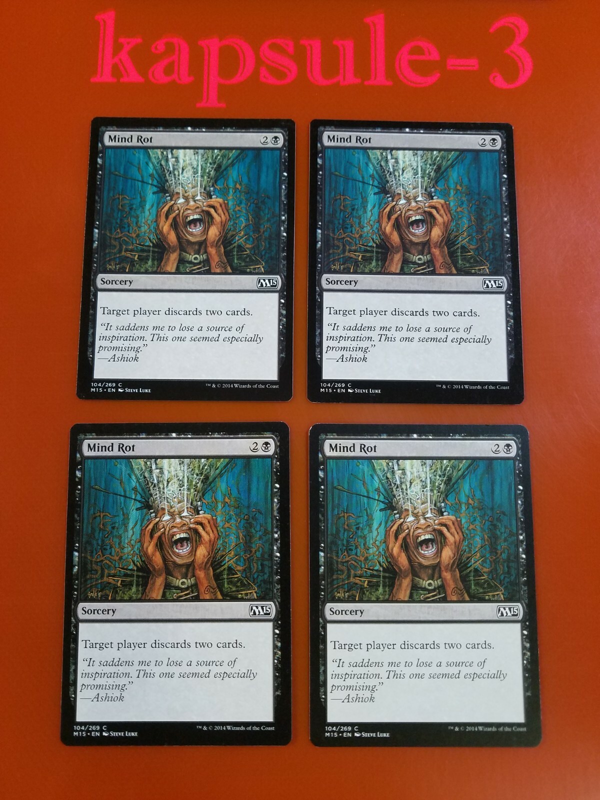 4x Mind Rot | M15 Magic 2015 | MTG Magic Cards | eBay