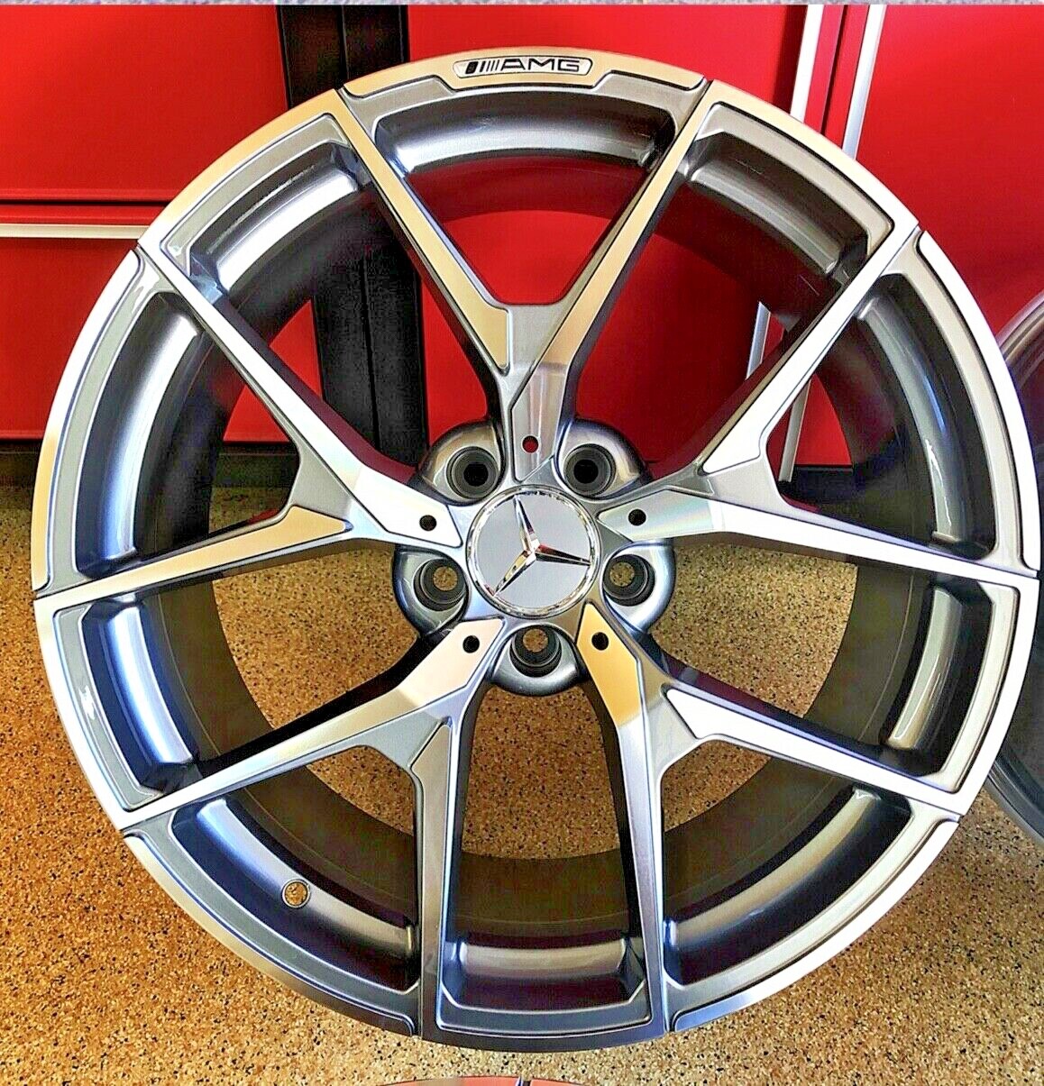MERCEDES 20 INCH ML63 RIMS SET4 NEW 20/8.5 20/9.5 FITS ML350 GL450 ...