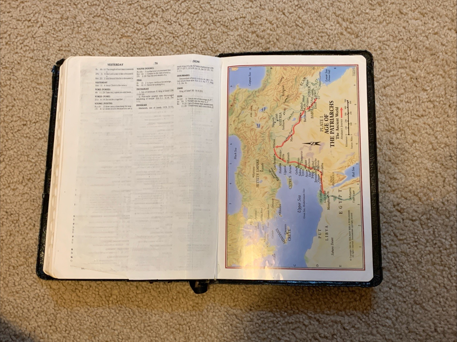 NIV 84 Holy Bible Large Print Ultra Thin Bonded Leather Black Holman | eBay