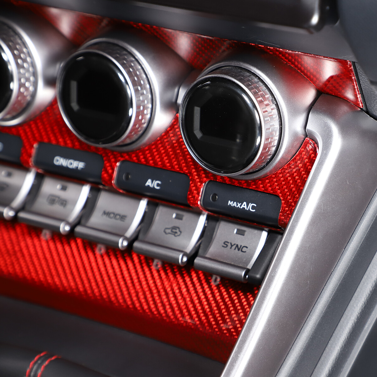 Real Carbon Fiber Center Console AC Panel Trim Frame For GR86/Sub@ru ...