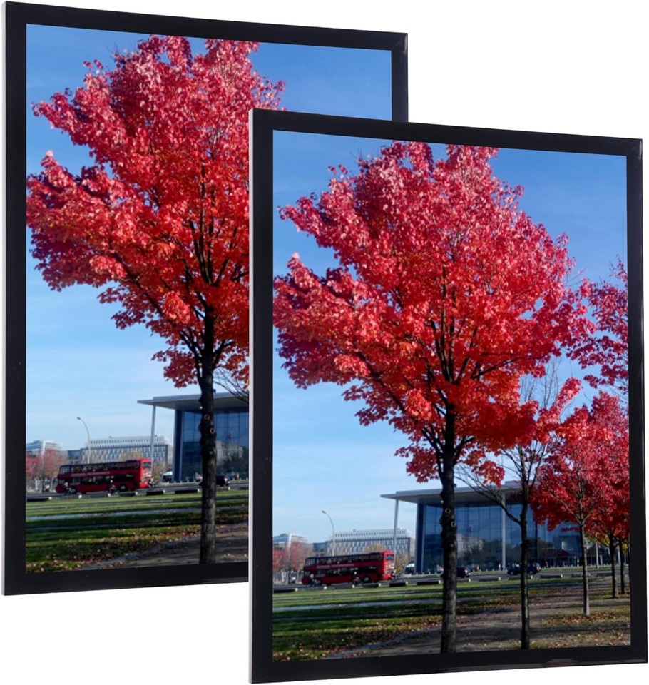 Lightweight 12x16 Matted Picture Frame - Safe Plastic Cover for Wall ...