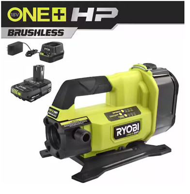 RYOBI ONE 18v Hybrid Transfer Pump Brushless. 10 GPM 1/4HP. Brand New ...