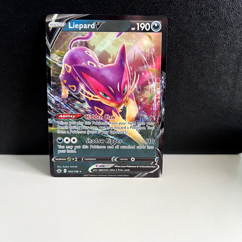 Holo Liepard V 104/198 Ultra Rare Chilling Reign Pokemon TCG | eBay