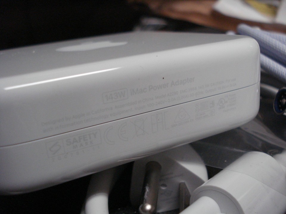 NEW Genuine Apple iMac 24" M1 143W Power Supply Adapter EMC 3954 A2290 ...