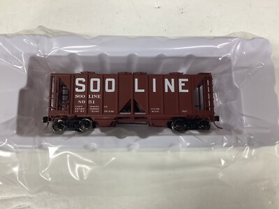 Bowser #73285 HO scale “SOO Line" 70 ton covered hopper Rd. #8951 | eBay