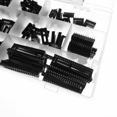 Microcontroller socket 2.54mm IC chip socket DIP-8 6 14 16 18 24 28 ...