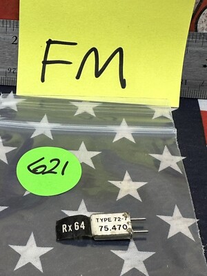 Rc Crystal: RECEIVER FM / TRX / CH#64 / 75.4.70 PreOwned USA Shipped | eBay
