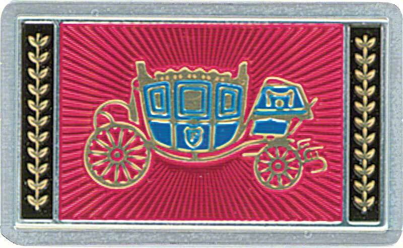 1965-66 Fisher Coach Seat Belt Buckle Emblem Deluxe Interior Embossed ...