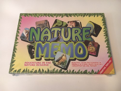 Nature Memo! Great Memory & Concentration Board Game Nice See! | eBay