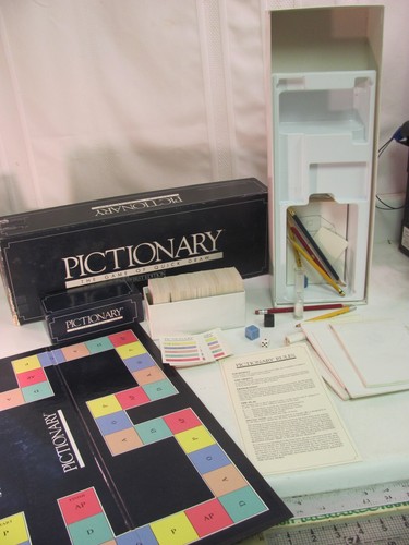 Pictionary The Game Of Quick Draw First Edition Vintage 1985 Complete ...