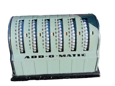 Vintage Add O Matic Adding Machine Calculator | eBay