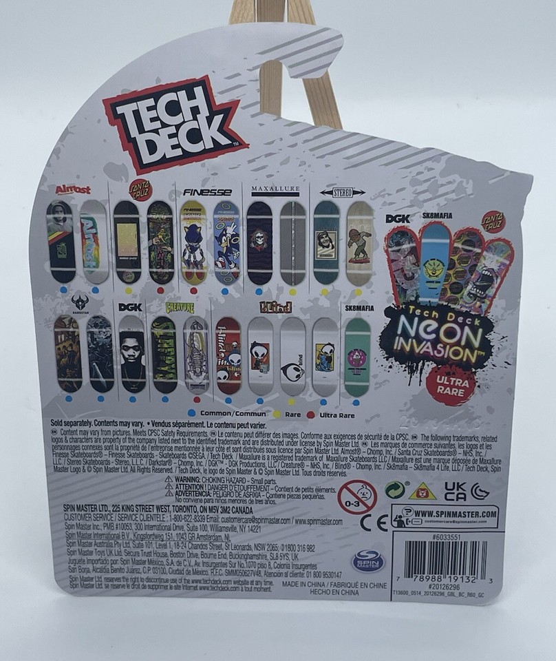 Sonic The Hedgehog Finesse Brand Tech Deck Finger Skateboard New Rare ...