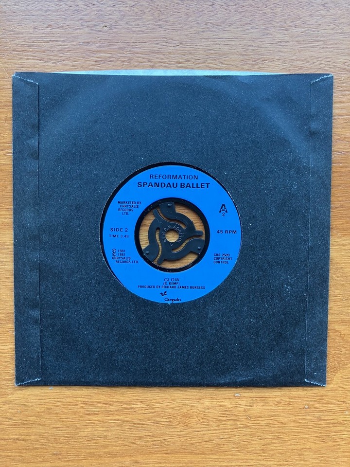Spandau Ballet-Muscle Bound/Glow Vinyl Single 1981 Chrysalis CHS 2509 ...