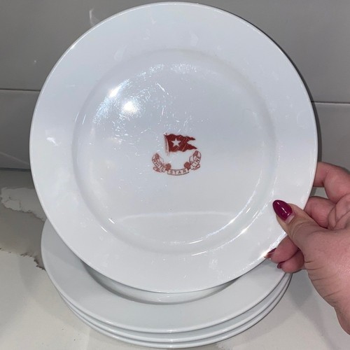 RMS Titanic White Star Line Plates Set of 4 Artifact Collection | eBay