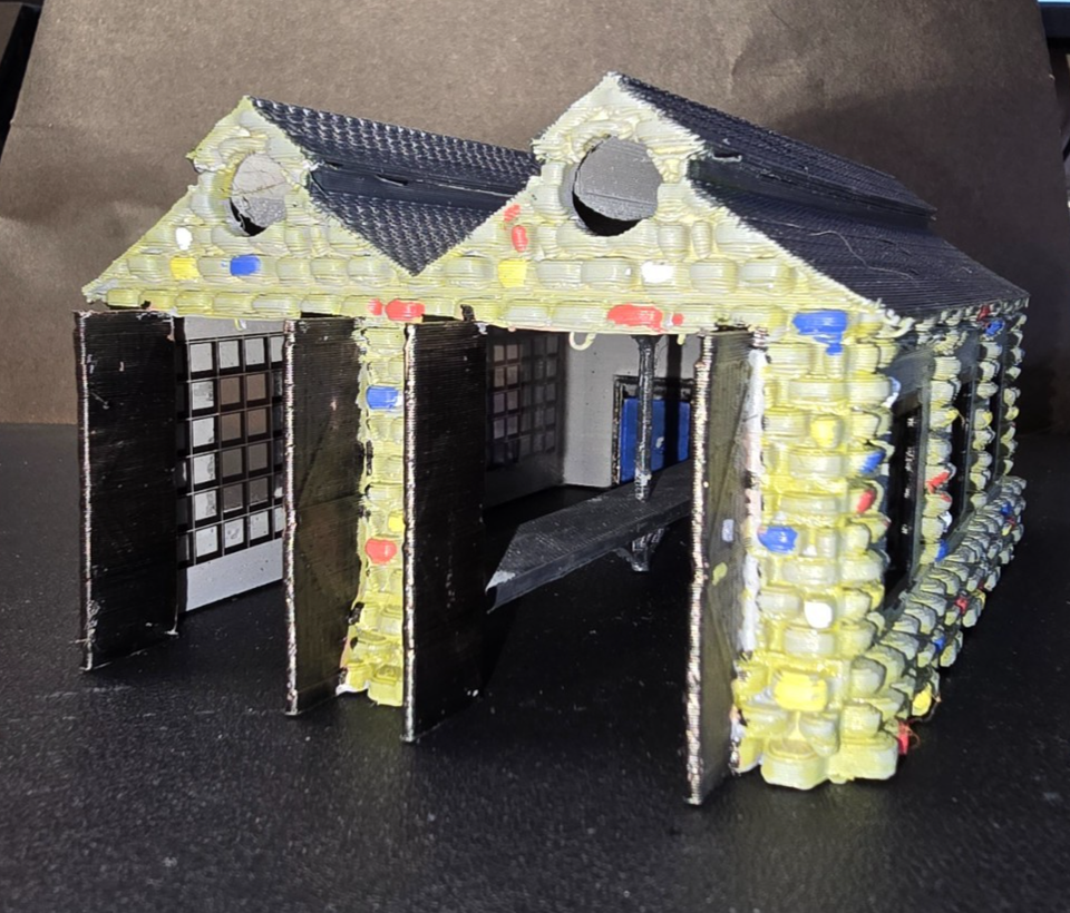 TT120 gauge Engine Maintenance shed **UNPAINTED** | eBay