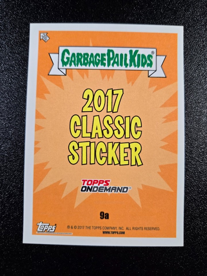 Jake Eyes 2017 Garbage Pail Kids Card Snake Eyes Craps Spoof | eBay