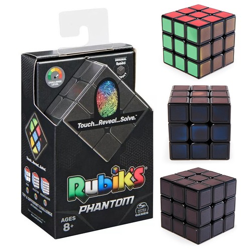Rubik’s Phantom 3x3 Cube Advanced Technology Difficult 3D Puzzle Travel ...