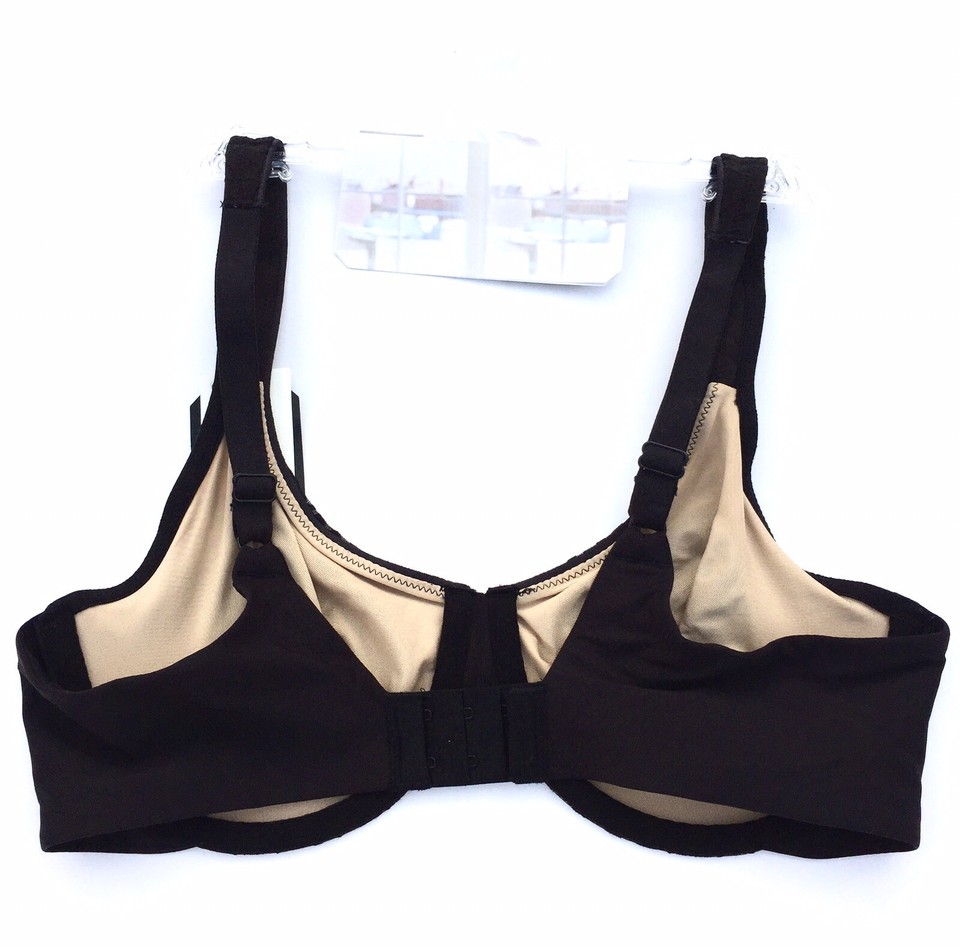 Olga Bra Underwire Minimizer Lace Sheer Leaves Lightweight Full ...