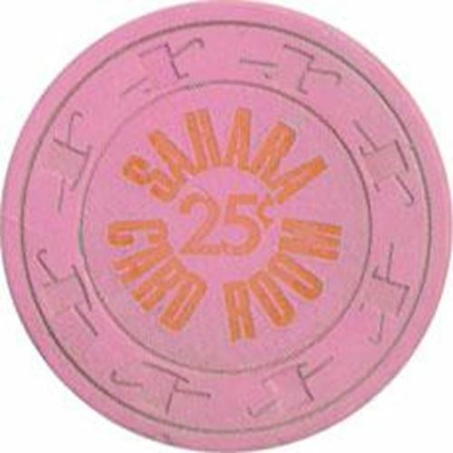 Sahara Casino Las Vegas Nevada 25 Cent Card Room Chip 1970s | eBay